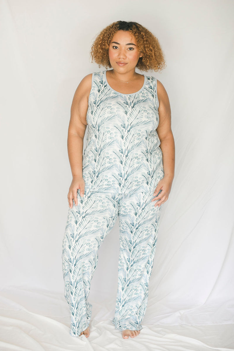 Cozy Sprigs & Berries Pajama Pant Sets Sleeveless Pajama Sets at Women ...